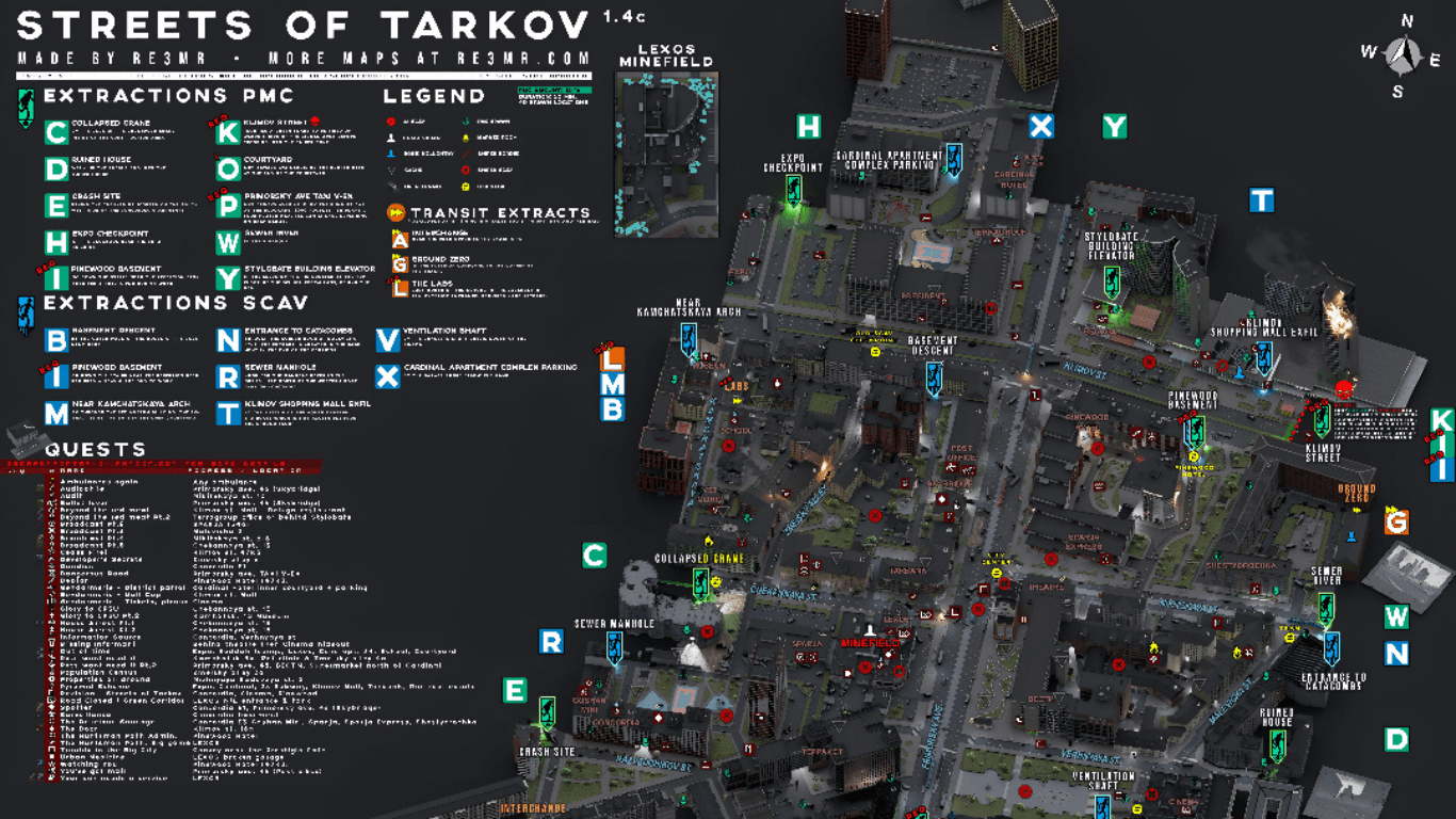 Top 7 Escape from Tarkov Maps (2025 Guide)